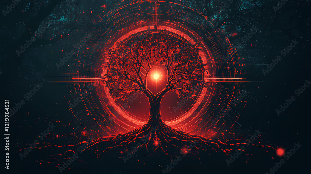 Tree of life symbolising eternal life connection to god christian ...