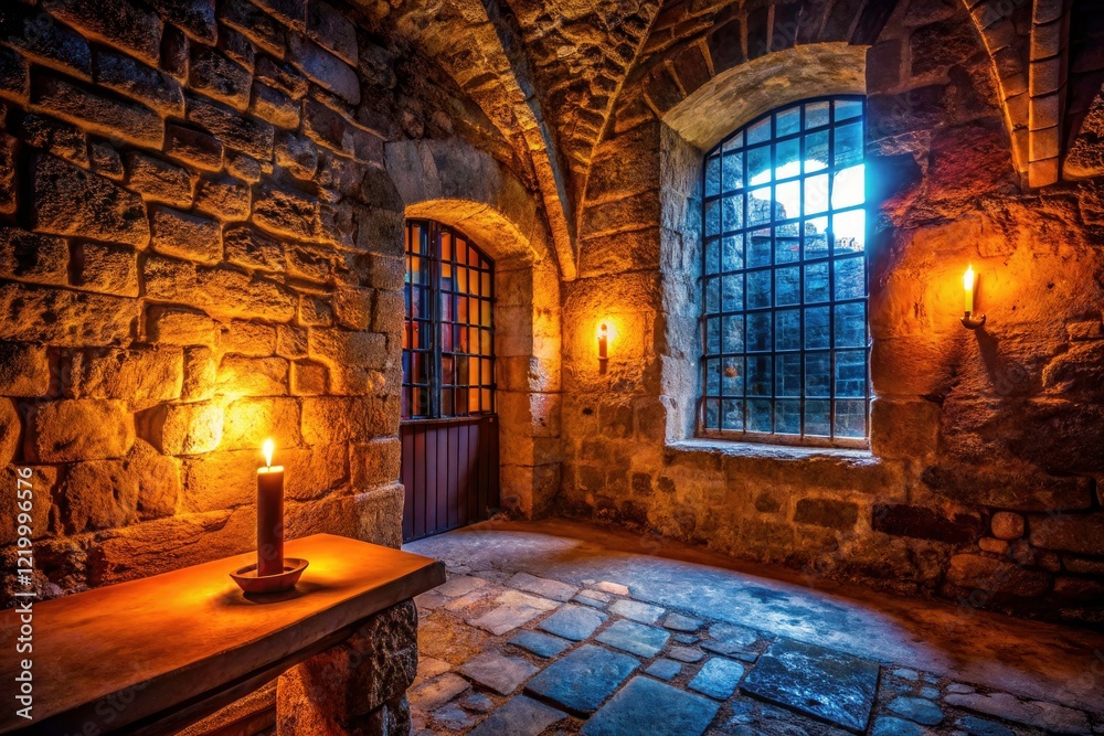 Chateau d'If Interior, Marseille Prison Cell, French Island Fortress ...
