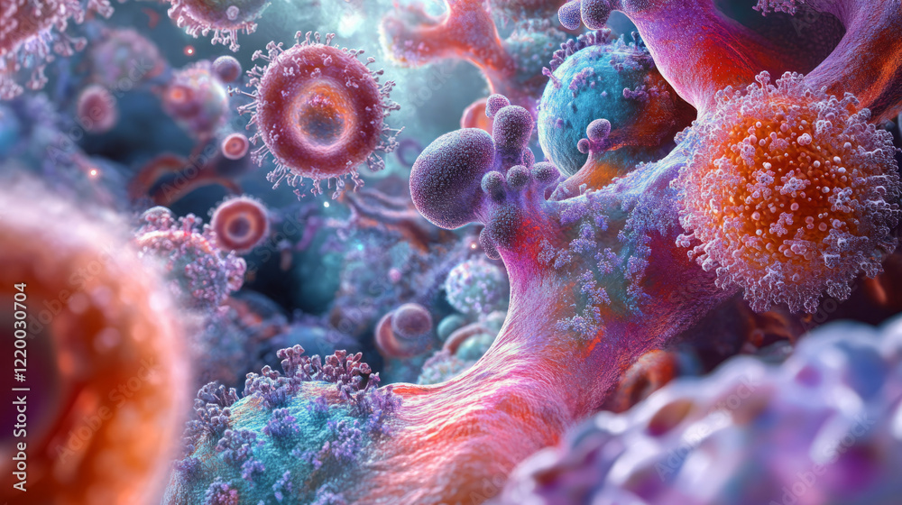 high-resolution virus and cell infection visualization: microscopic ...