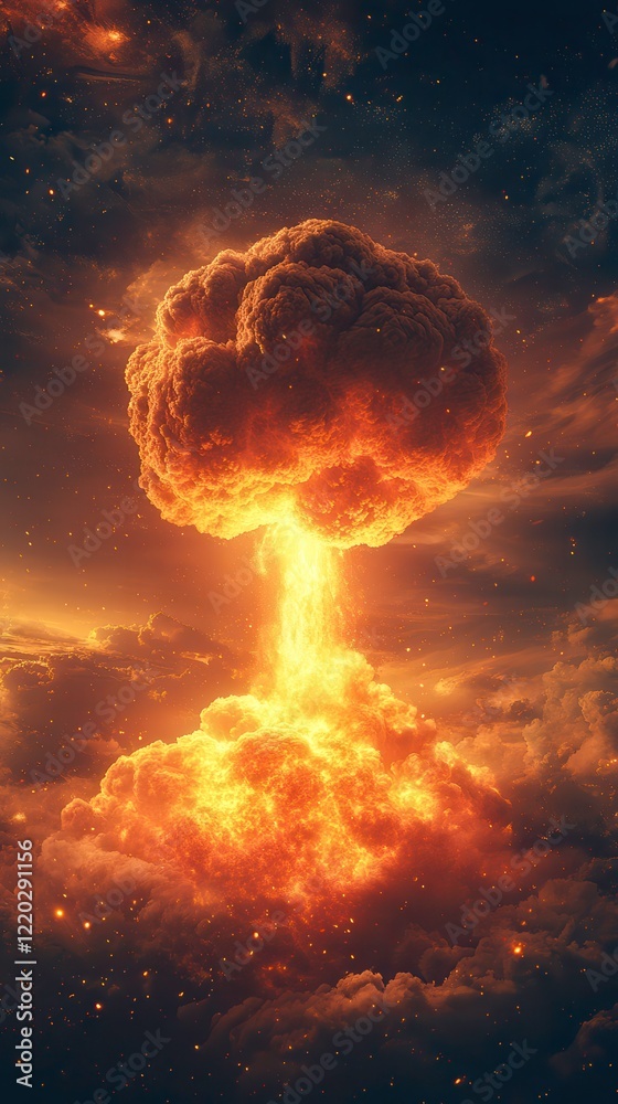 Nuclear Explosion Creates Massive Mushroom Cloud Over the Martian ...
