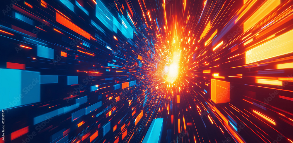 motion effect vertical abstract background. different views. manual ...