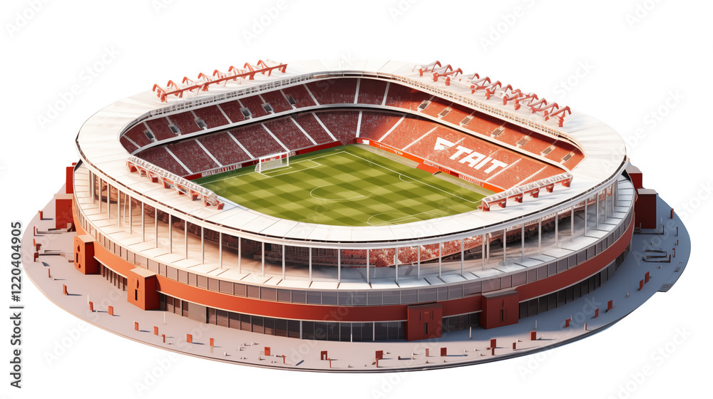 Modern Stadium Architectural on a transparent background Stock Photo ...