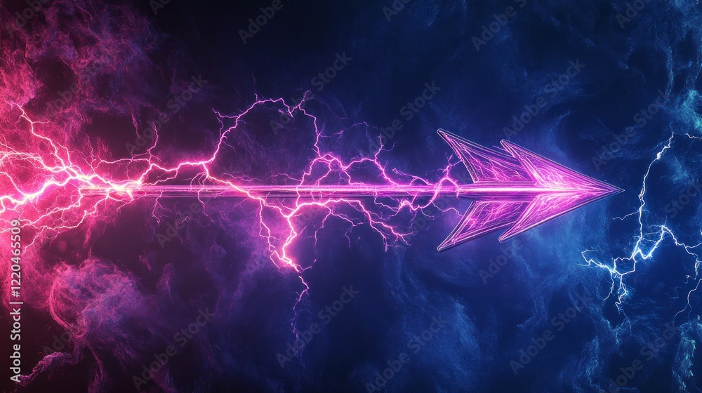 An arrow that flies at the speed of light, carrying with it unstoppable ...