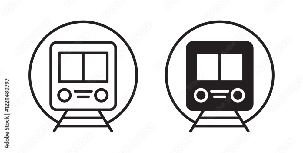 Subway icons pack for ui designs Stock Vector | Adobe Stock