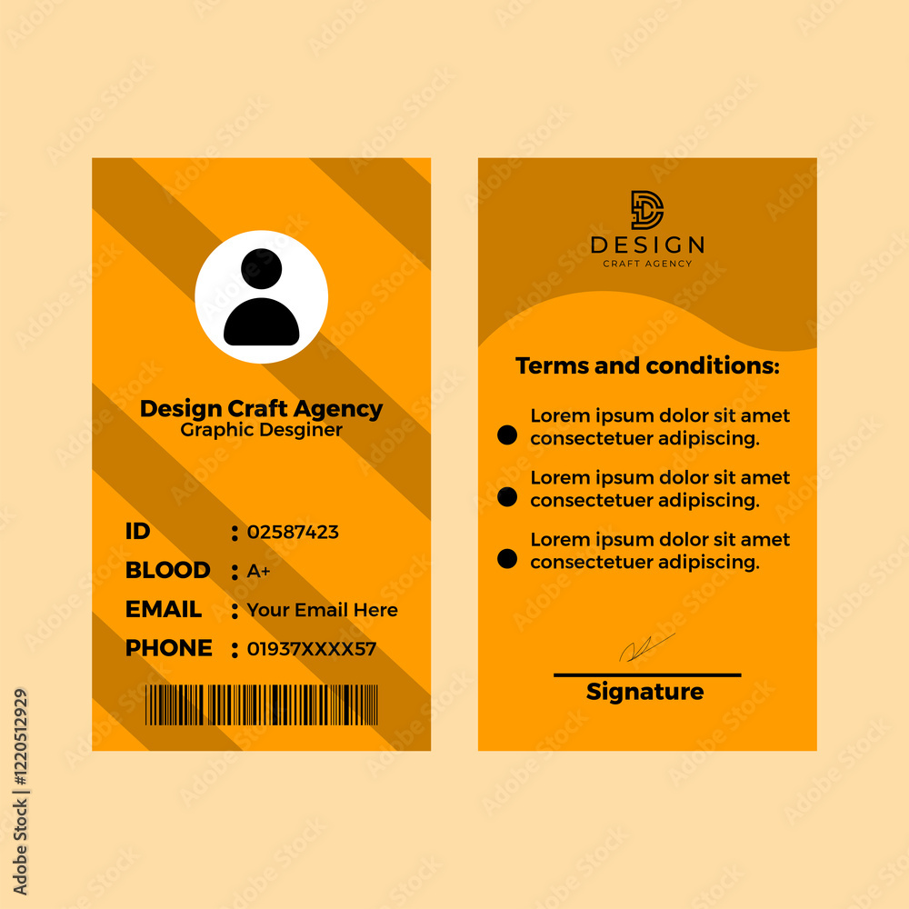 Professional Custom ID Card Design – Perfect for Businesses & Events ...