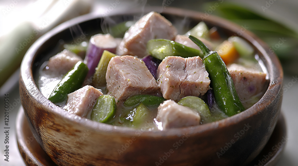 sinigang na baboy bowl Stock Photo | Adobe Stock
