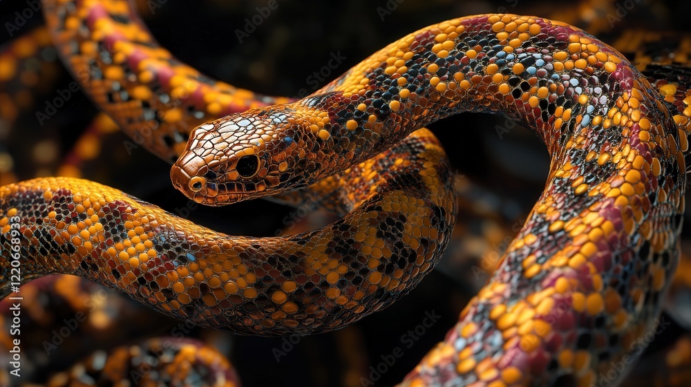 complex structure of snake venom, focusing on its molecular composition ...