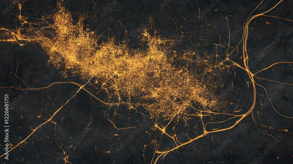 detailed map showing regions with high PM 2.5 dust generation ...