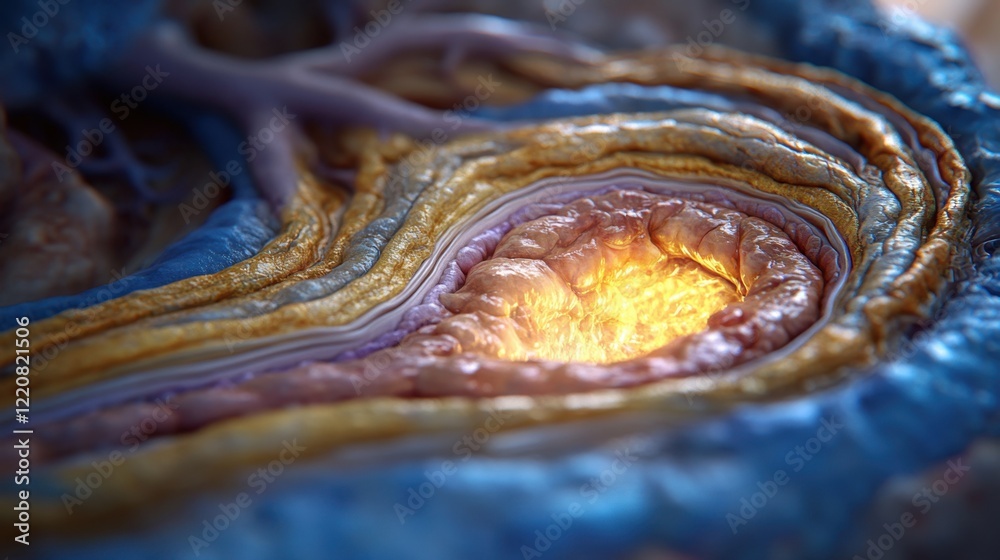 Animated Illustration Understanding the Heart Attack Process Visual ...