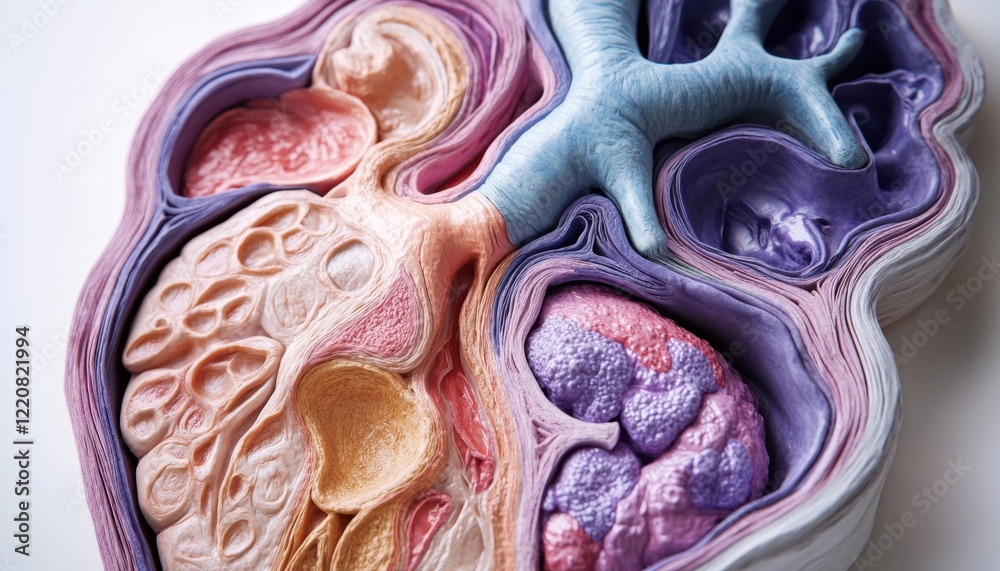 Cross-sectional diagram illustrating arterial plaque buildup in the ...