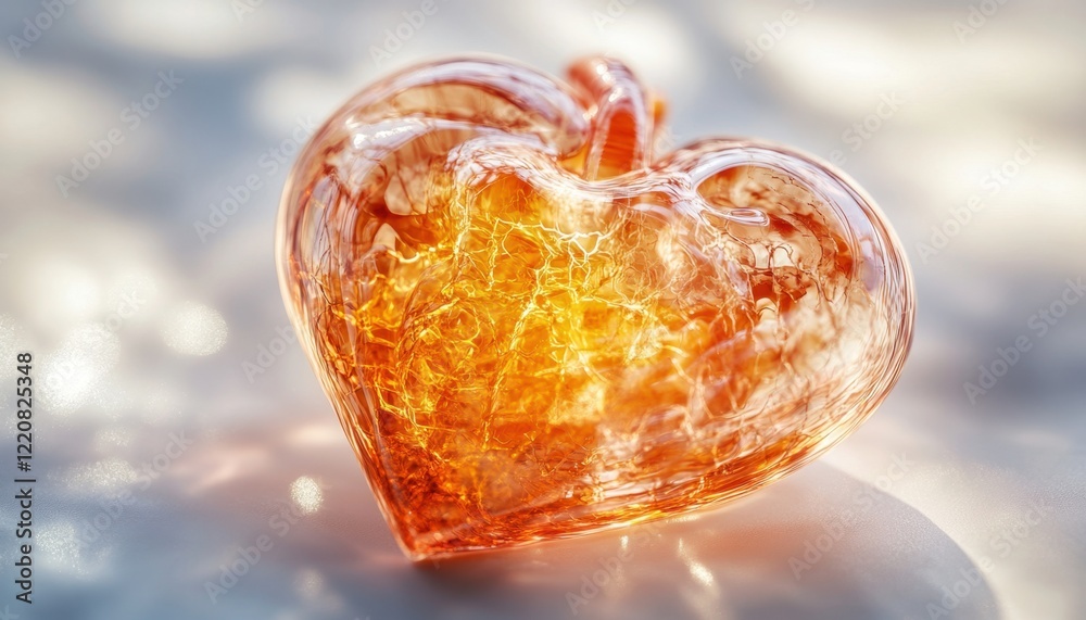 Visual Medical Anatomy Cross-Sectional Diagram of a Human Heart ...
