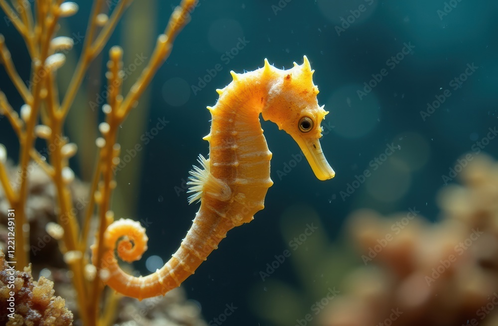Seahorses are small fish with horse heads, monkey tails, and armoured ...