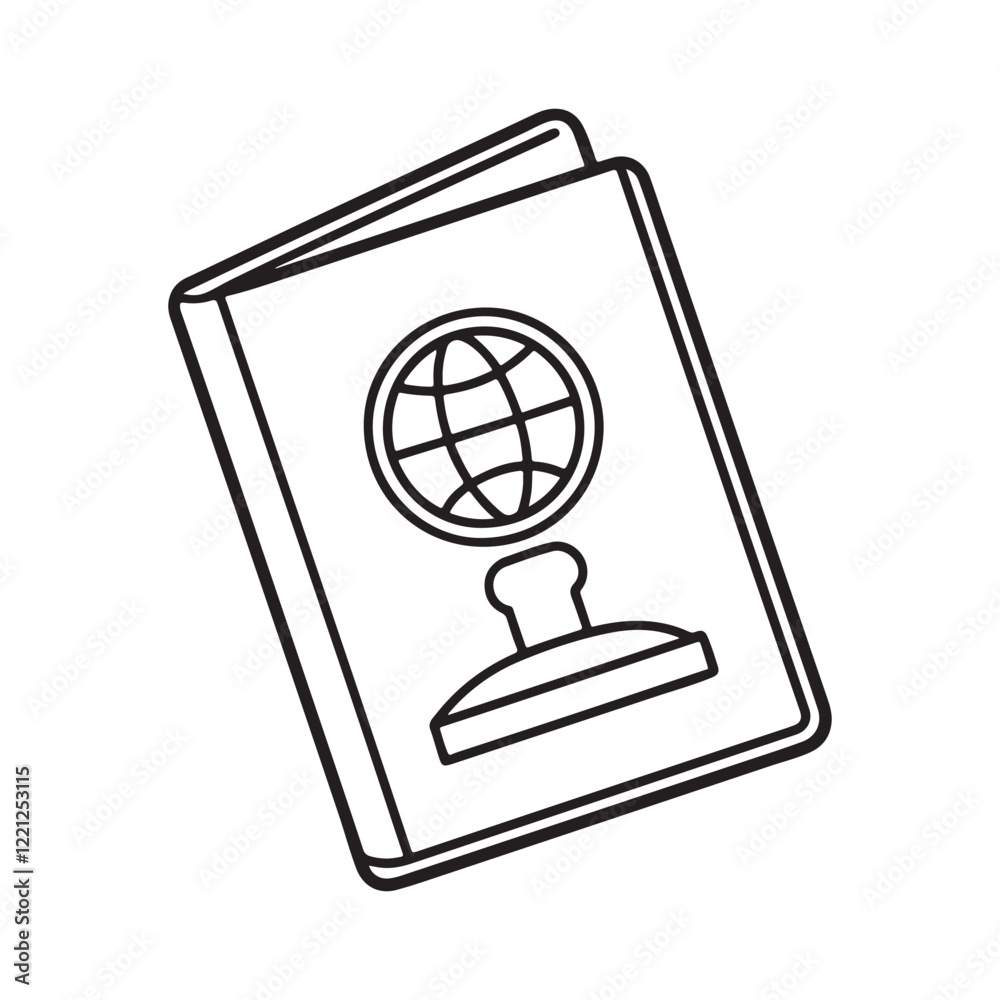 Girl and Groovy: Bold and Easy Coloring Page, Line art, Balck and white ...