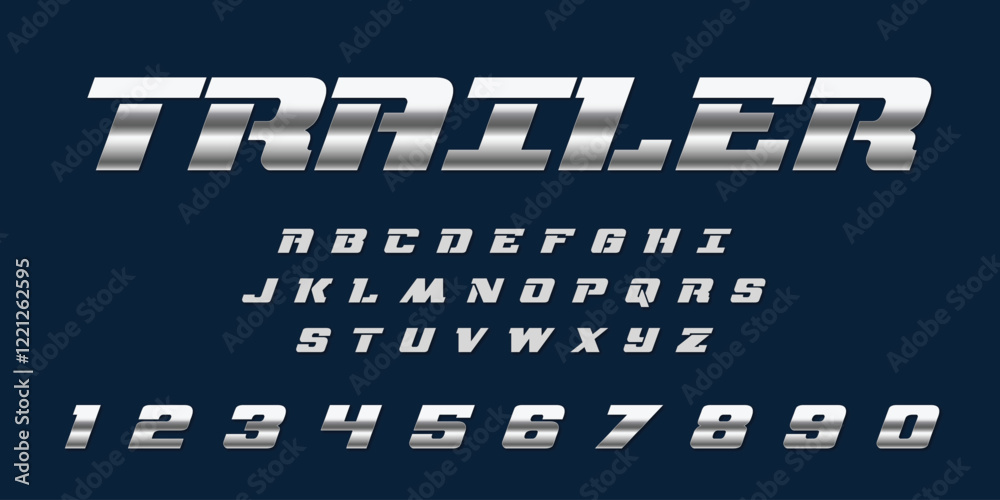 Trailer lettering vector graphic apparel clothing prints eps svg png ...