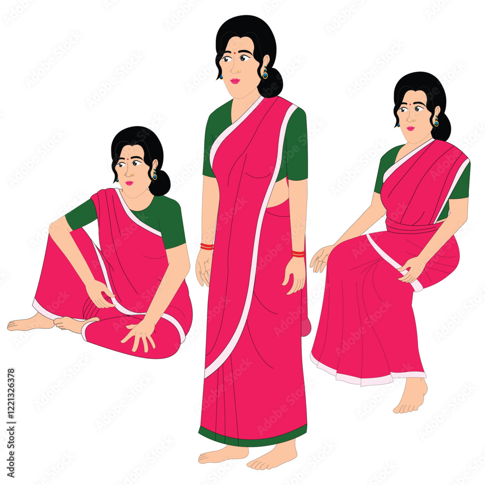 2d Indian cartoon character ready for animation moral stories, made by ...