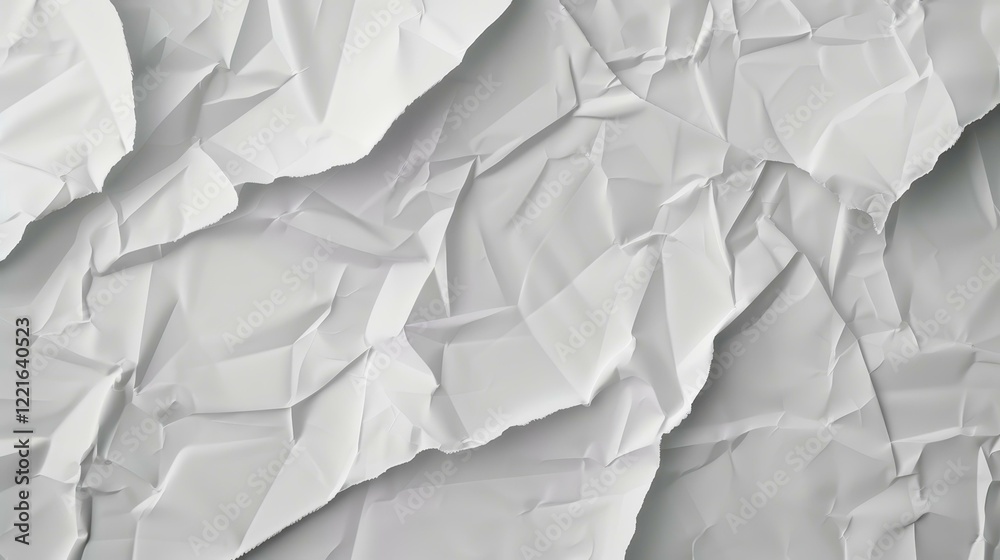 Experience the unique texture of wrinkled glued paper with realistic ...