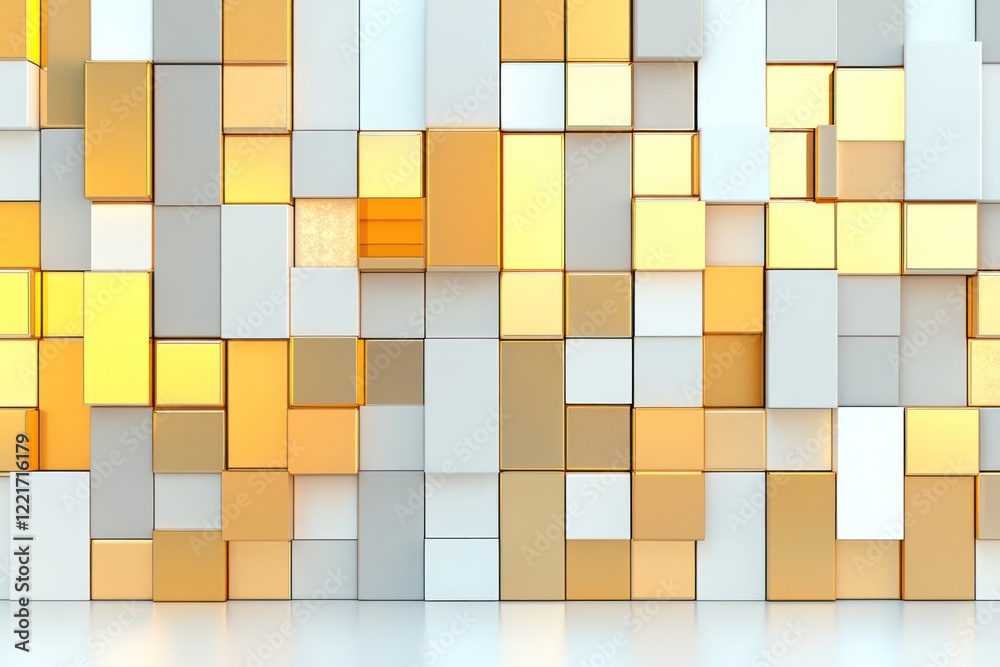 Cubist Dreamscape: A Bold and Abstract Modern Design Featuring Cubes in ...