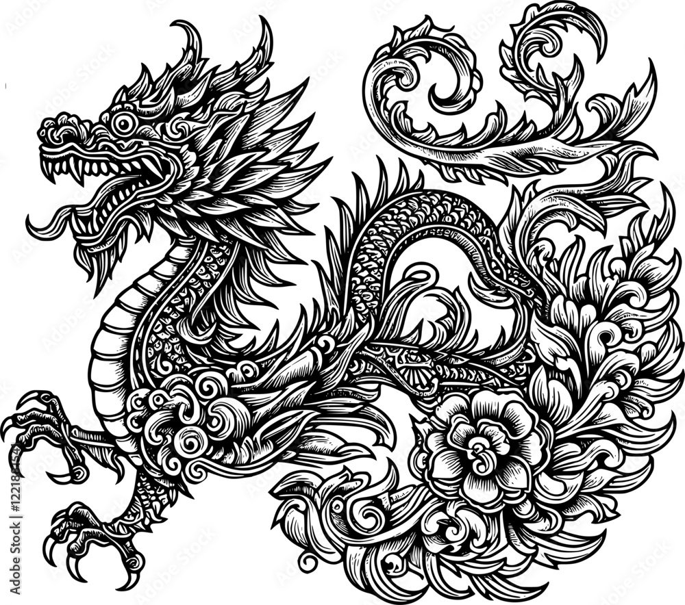 "nogo" javanese dragon, nogo legend of the Javanese snake, a mystical ...