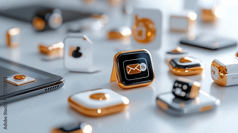 Designing an Elegant Business App Interface with High Fidelity Icons ...