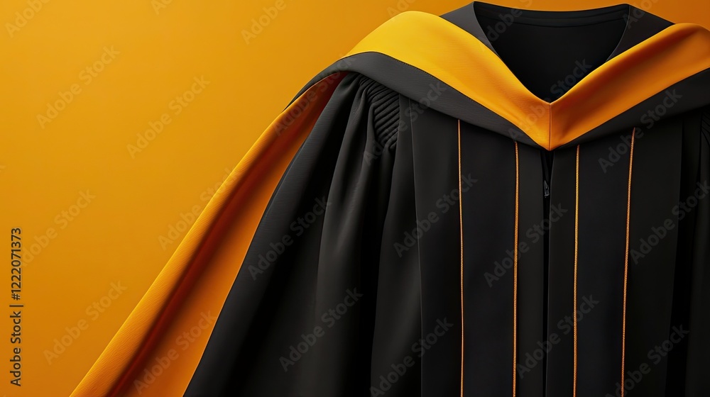 Graduation gown mockup featuring elegant robes and a classic design ...