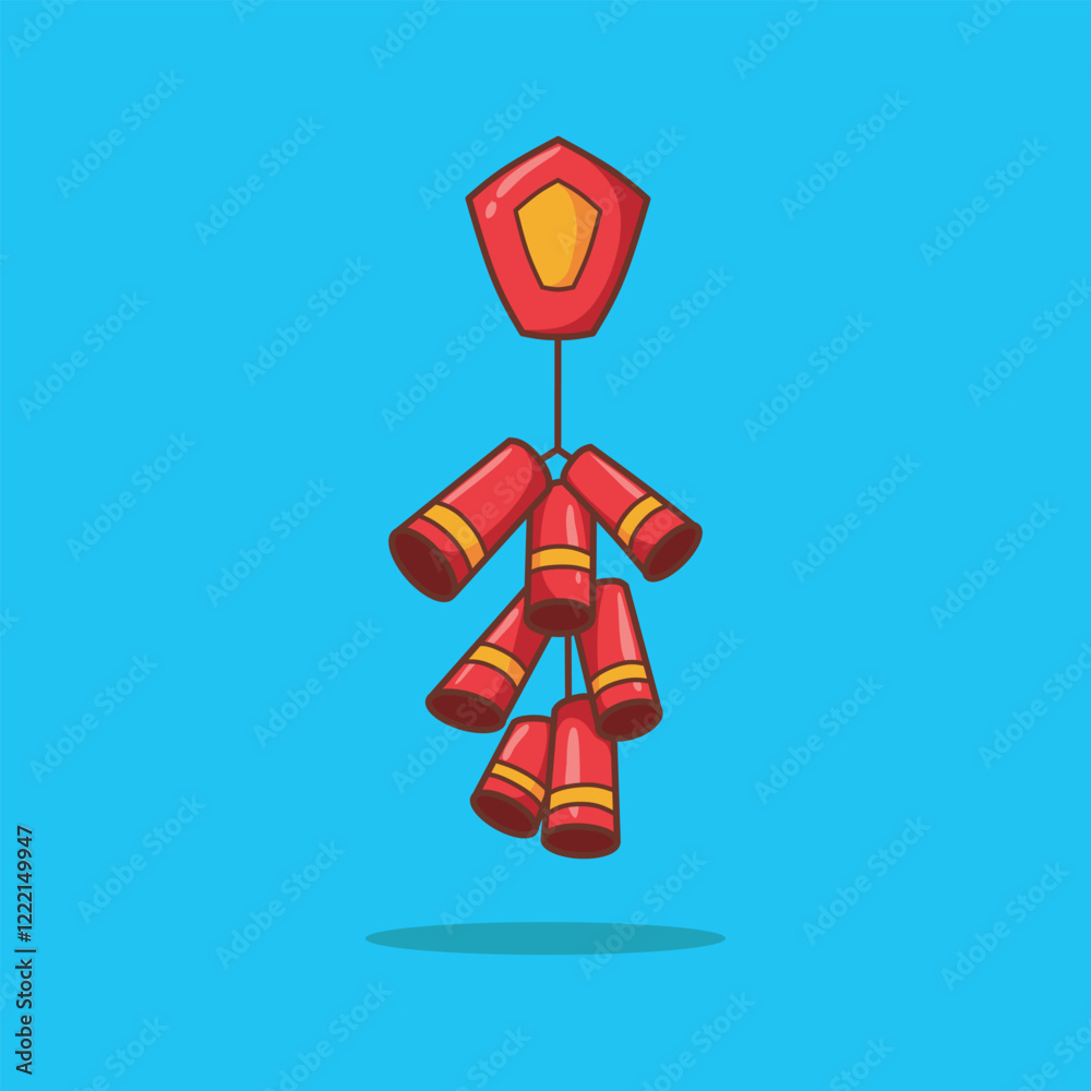 Firecracker cartoon. isolated symbol vector illustration. Stock Vector ...