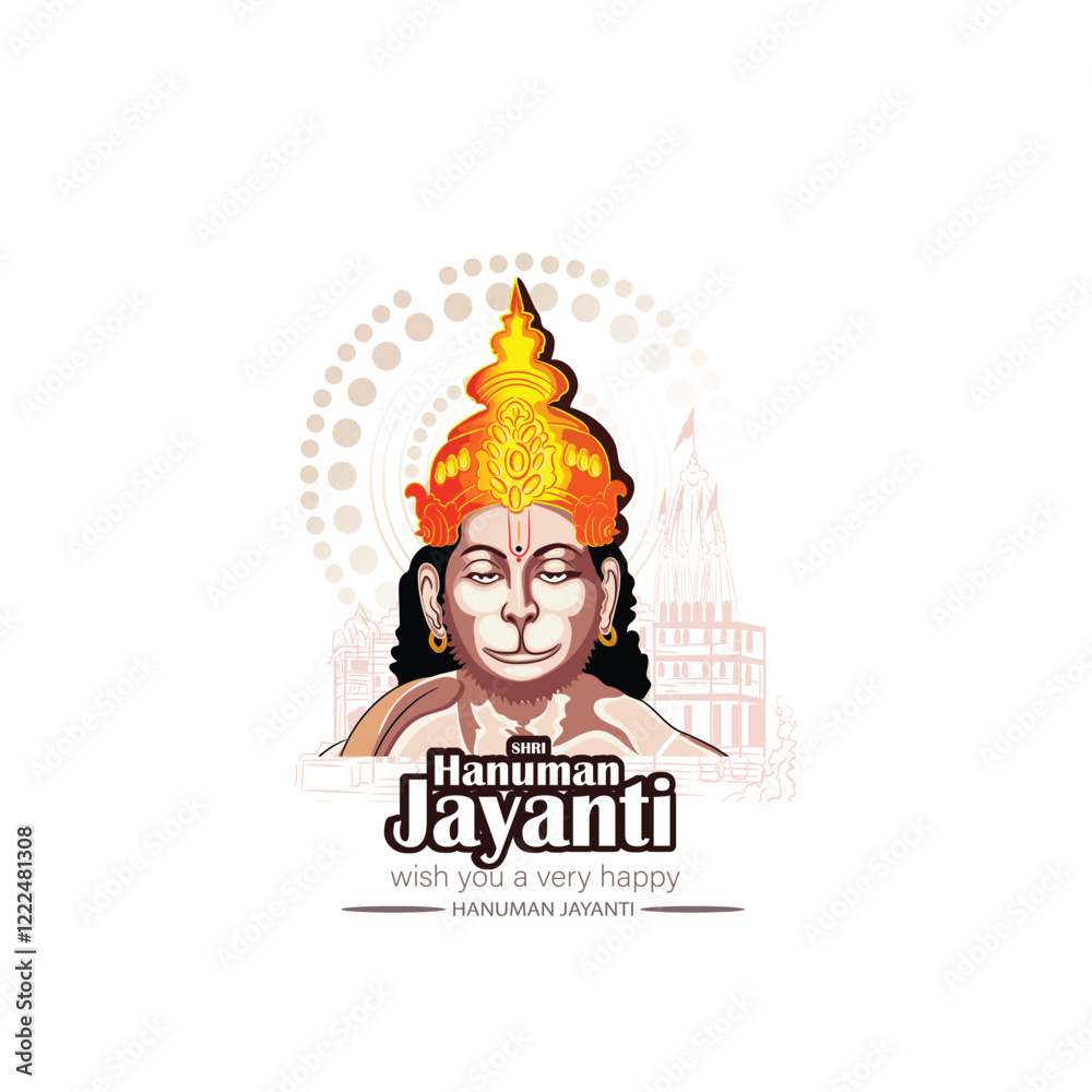 Jay Shri Ram Happy Hanuman Jayanti celebrates the birth of Lord Sri ...