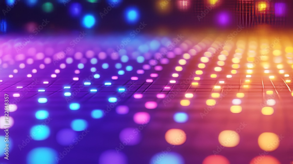 Animated background grids with twinkling dots at intersections Stock ...