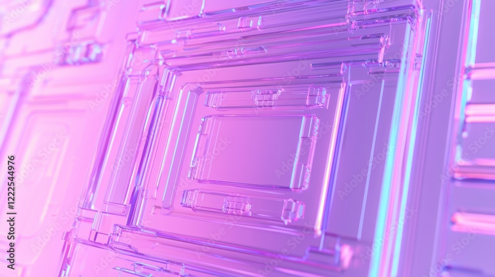 Futuristic Translucent Floppy Disk Design with Integrated Scanning LED ...