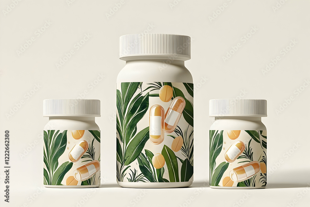 Unique supplement product design mockup with an innovative look ...