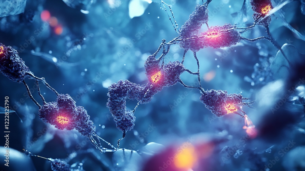 Depiction of genetic engineering highlighting CRISPR technology and ...