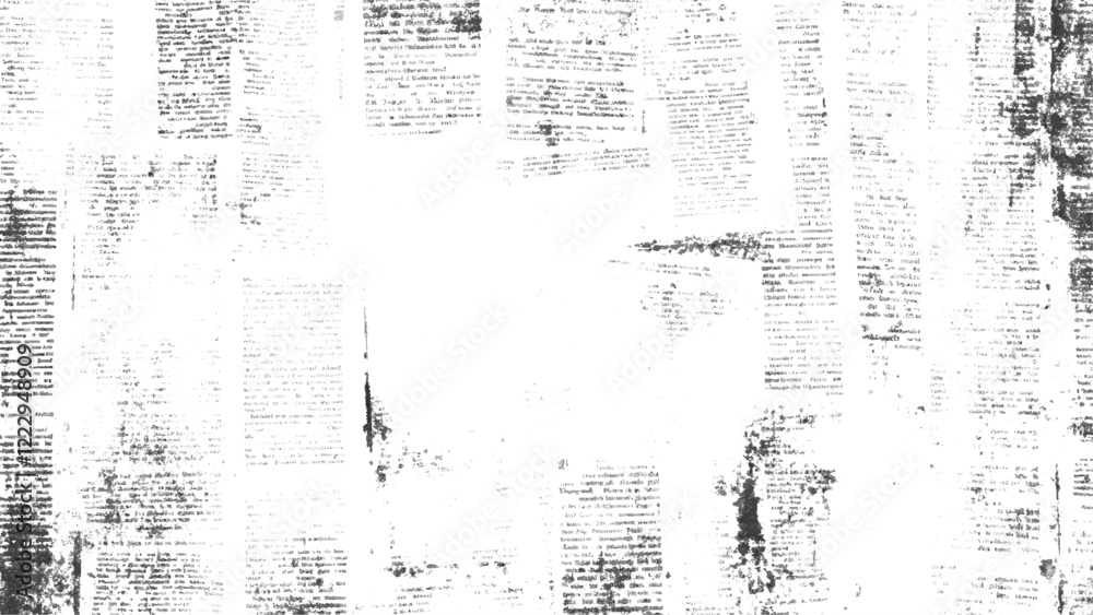 Black and white newspaper background. Newspaper paper grunge aged ...