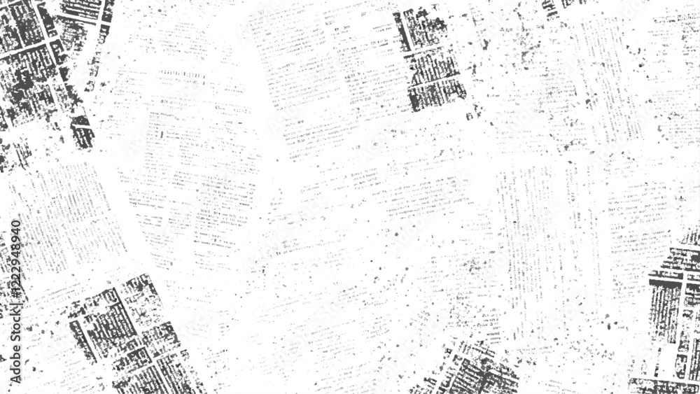 Black and white newspaper background. Newspaper paper grunge aged ...