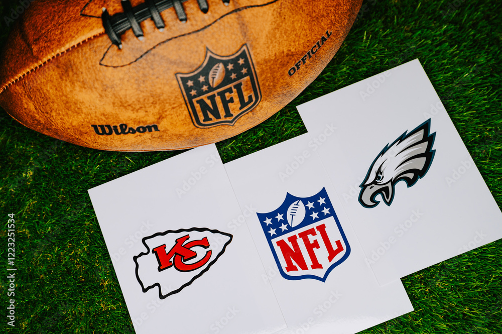 Kansas City Chiefs vs. Philadelphia Eagles, Super Bowl LIX for season ...