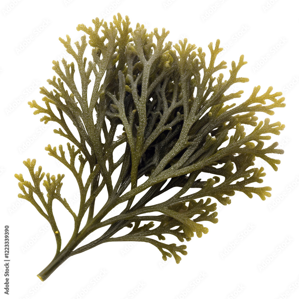 Detailed Codium Fragile Seaweed, Isolated on Transparent Background ...
