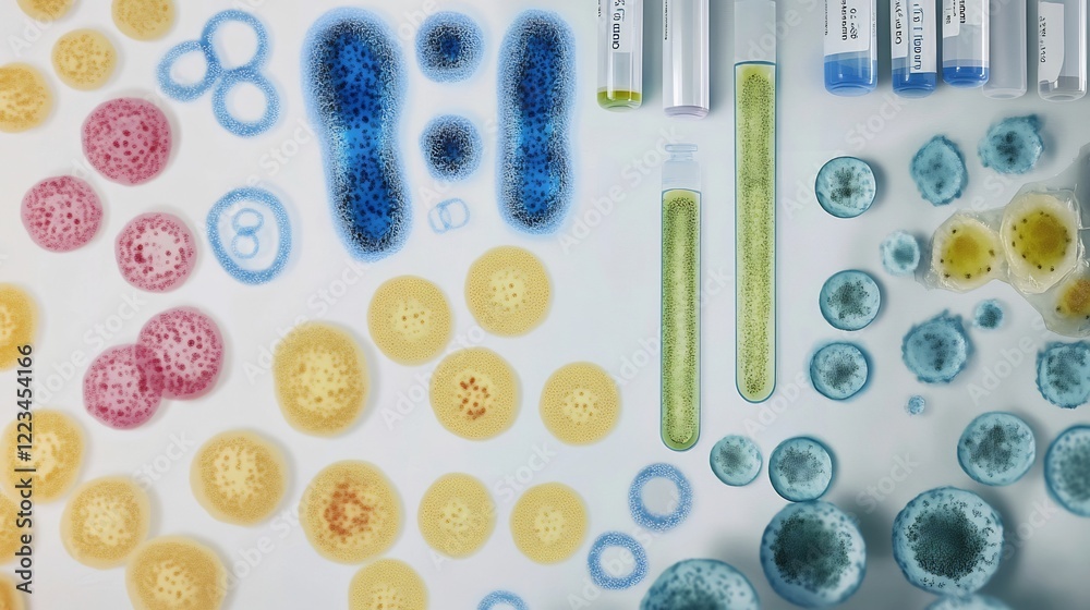 Bacterial staining techniques illustrating Gram stain applications ...