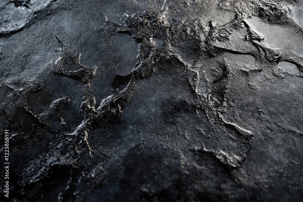 Liquid mercury texture abstract wallpaper with grayscale hues and depth ...