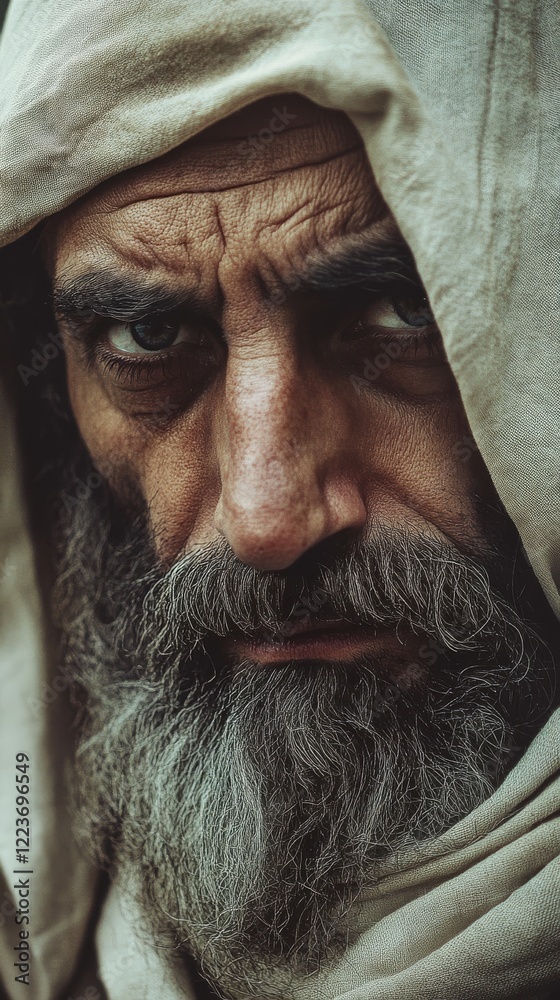 Visual representation of the prophet Jeremiah, son of Hilkiah. An ...