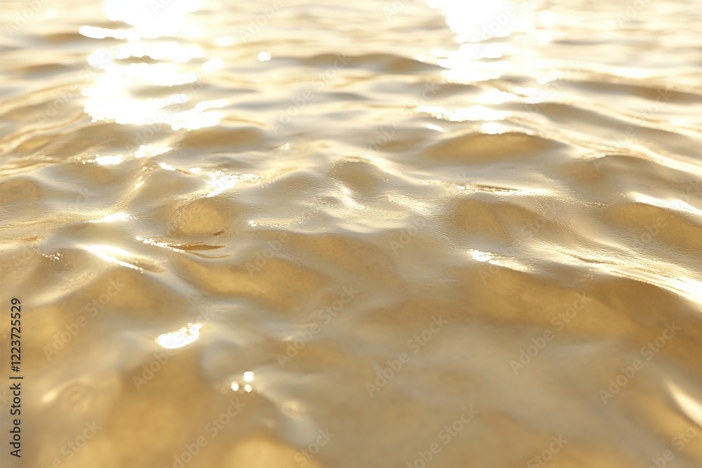 beach background with liquid mercury texture parallax effect subdued ...