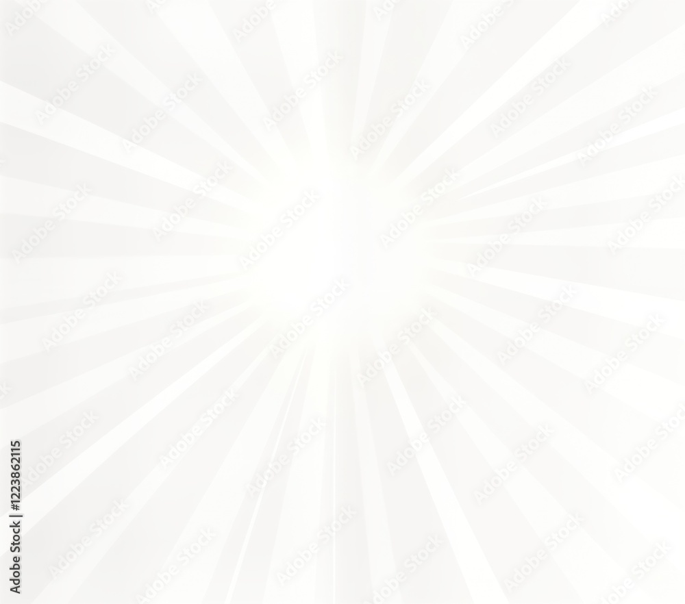 Abstract image of light rays radiating outward from central point ...