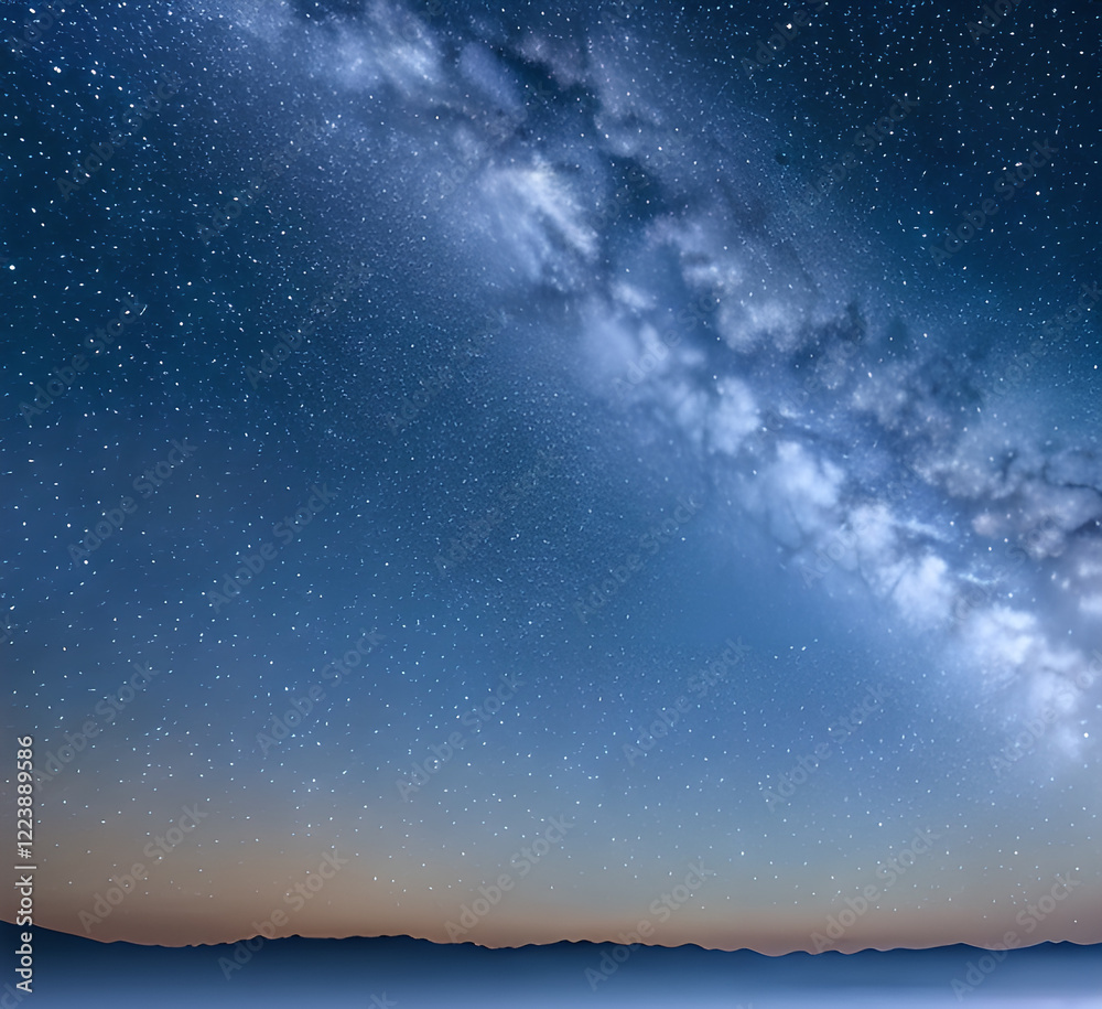 Milky Way near Purros Space stars background. Universe star pattern ...
