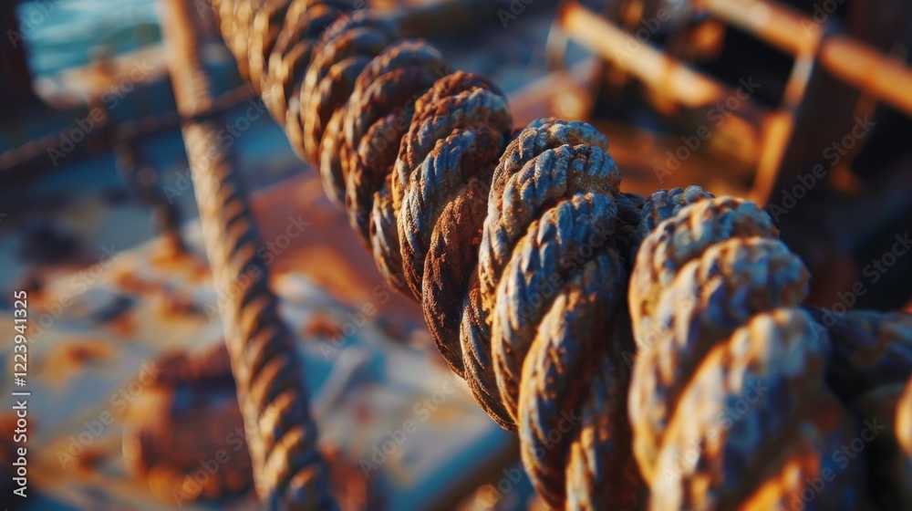 Bridge Suspension Cable: Strong, thick cables designed to bear the ...