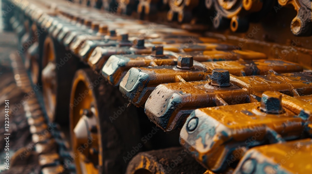 Military Tank Treads: Heavy-duty steel treads that allow tanks to ...