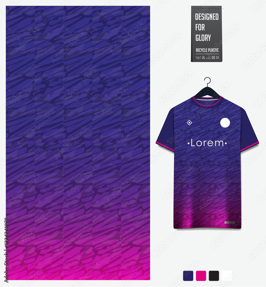 soccer jersey fabric textile pattern design for football kit, sport t ...