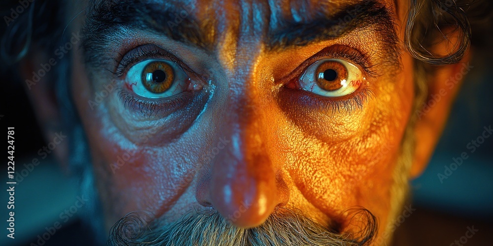 Exaggerated Emotions Portrait Capturing Human Feelings and Expressions ...