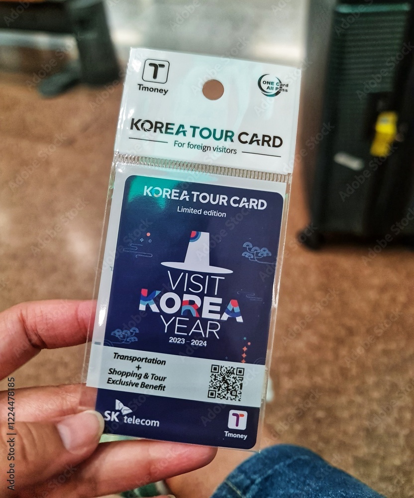 Seoul, South Korea on 6 Nov 2024. Korea Tour Card A Vibrant Limited ...
