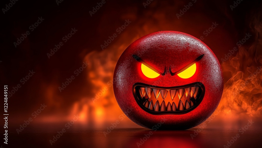 Stock-Illustration „High-definition 4K wallpapers showcasing an angry ...