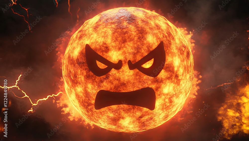 Ilustración de Stock High-definition 4K wallpapers showcasing an angry ...