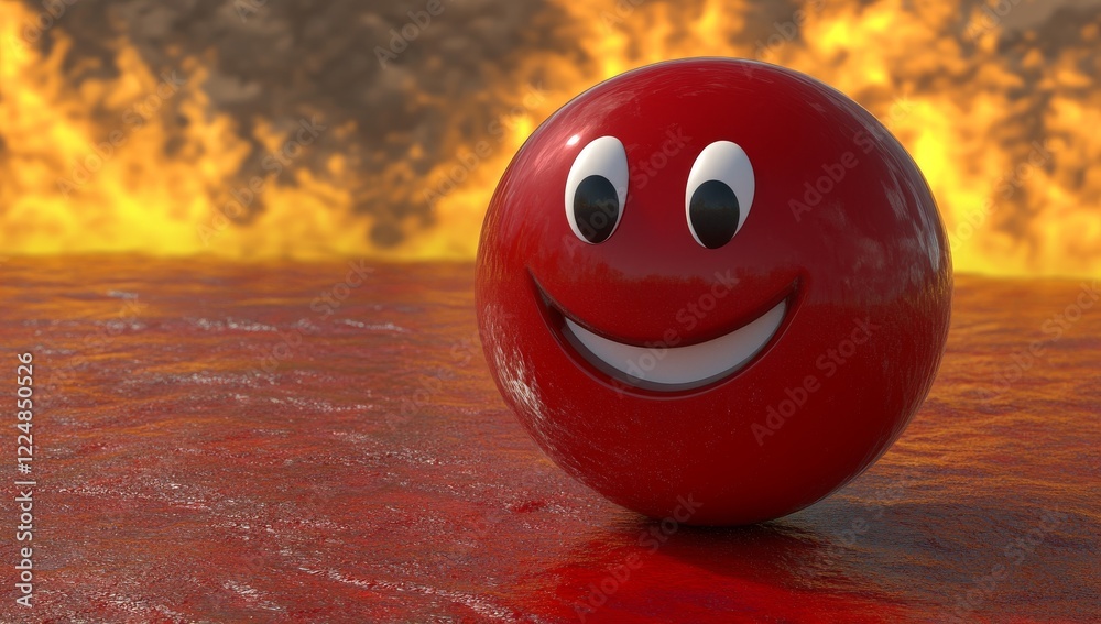 4K HD Wallpapers showcasing an angry emoji with red veins glowing on ...