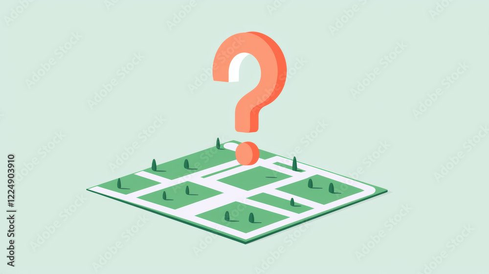 Unsolved mysteries, illustration, A detailed map featuring a central ...