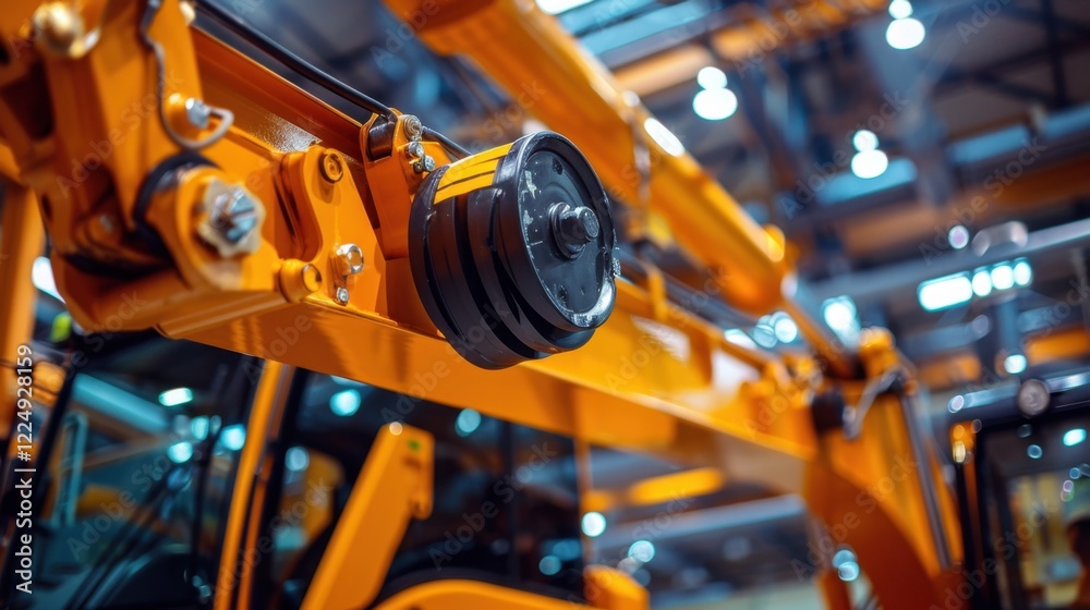 Hydraulic Crane Boom: A heavy-duty arm used in construction lifting ...